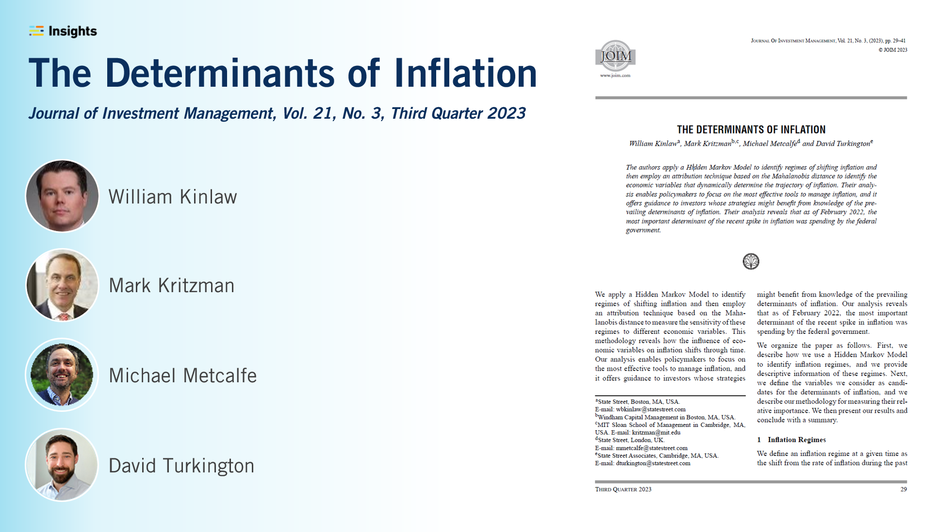 Insights | Research from State Street Markets | The Determinants of ...