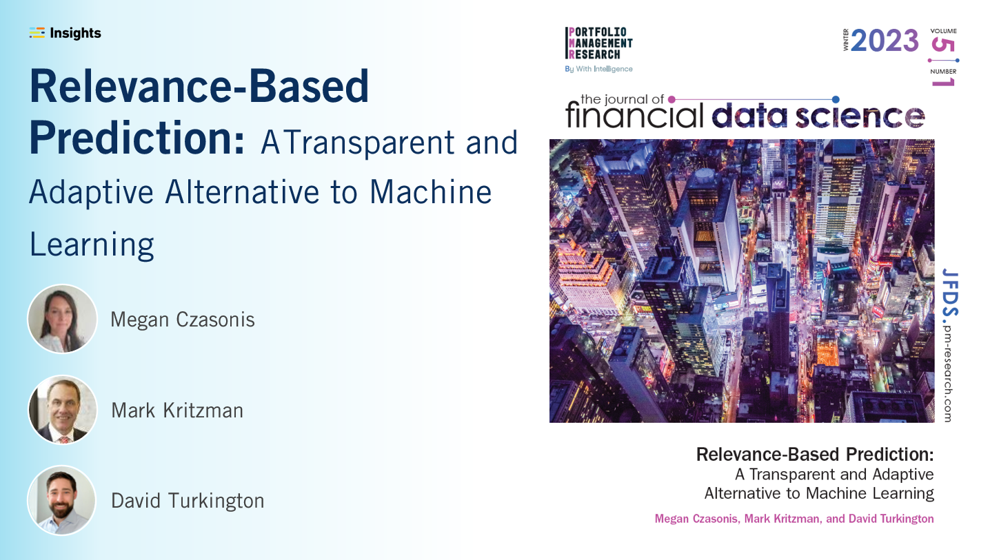 Insights | Research from State Street Markets | Relevance-Based Prediction