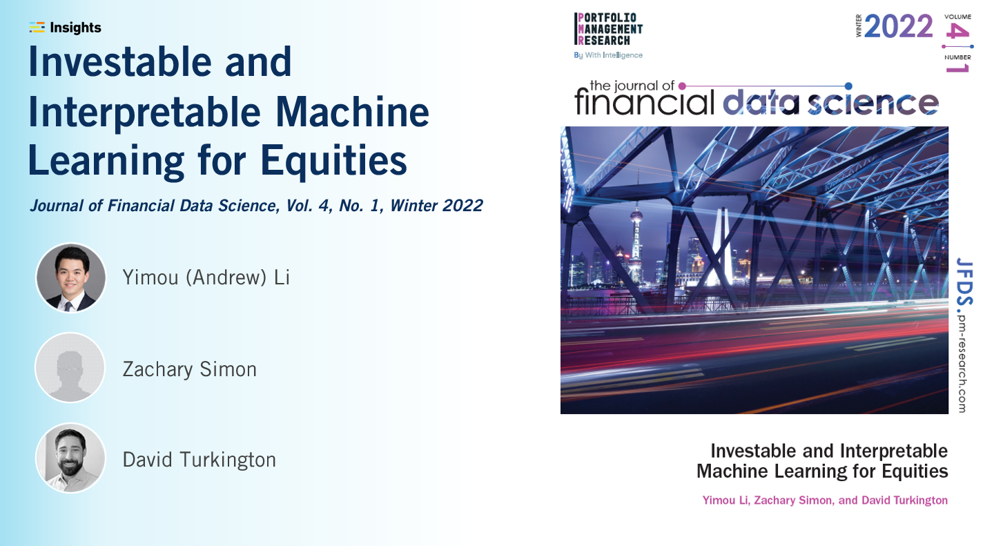 Insights | Research from State Street Markets | Investable and Interpretable Machine Learning ...