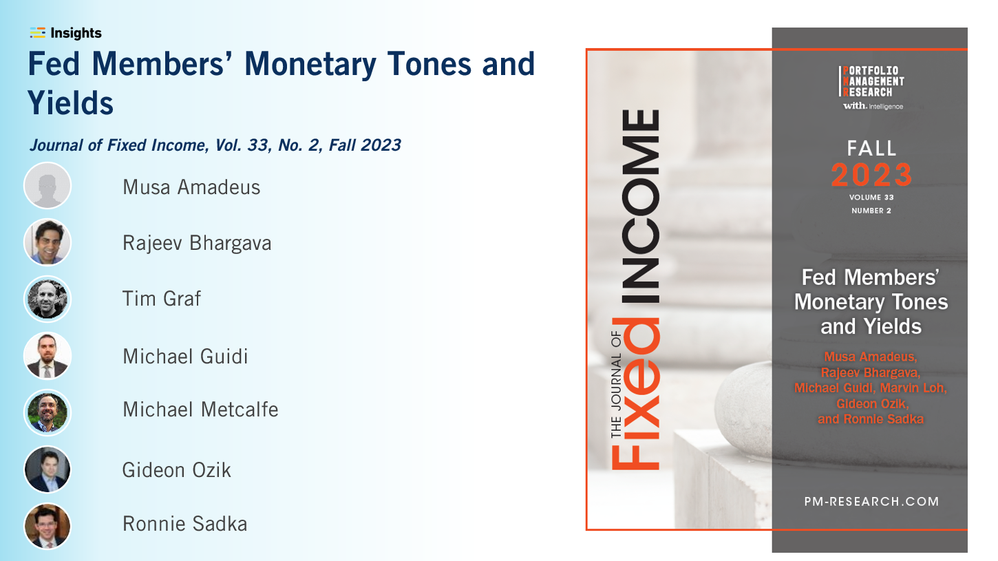 Insights | Research from State Street Markets | Fed Members’ Monetary ...