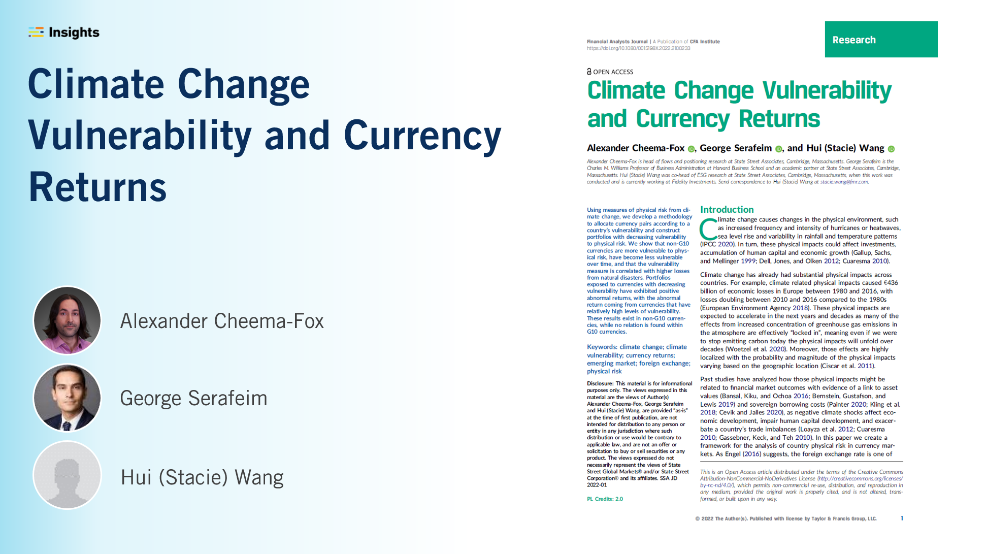 Insights | Research from State Street Markets | Climate Change ...